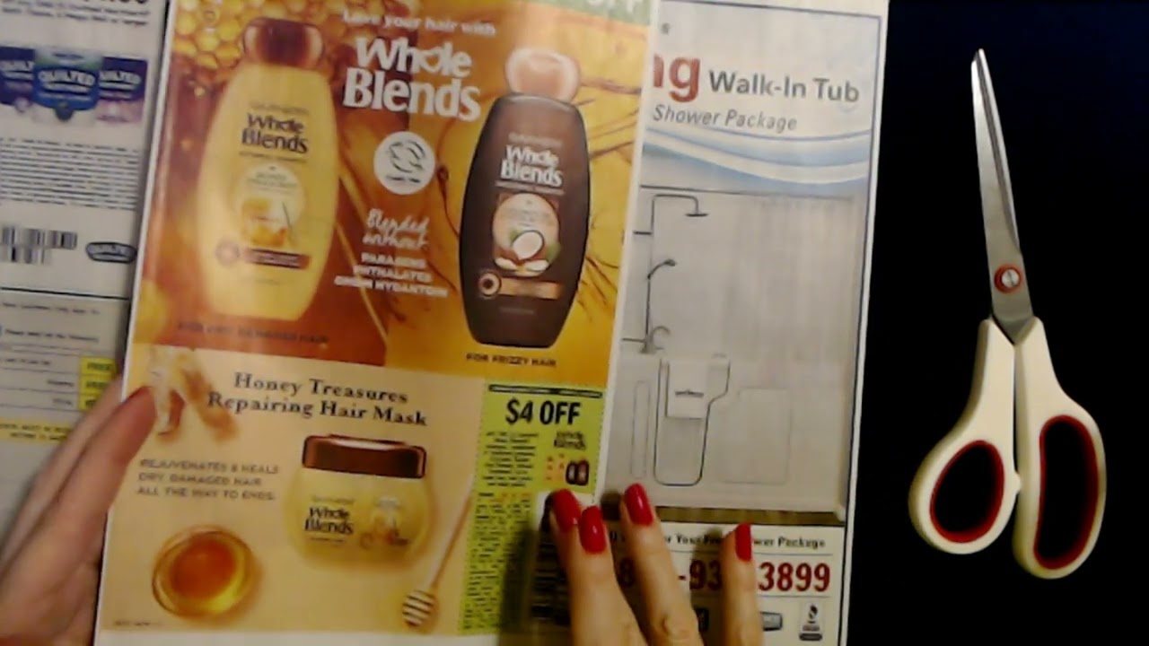 ASMR | Sales Circular Review | Coupon Clipping (Soft Spoken) - YouTube