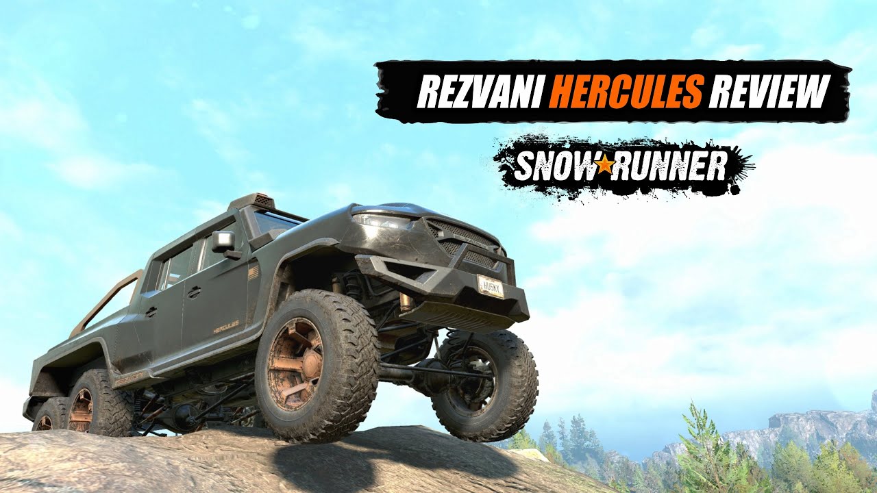 Snowrunner How good is Rezvani Hercules DLC | New 6x6 Scout - YouTube