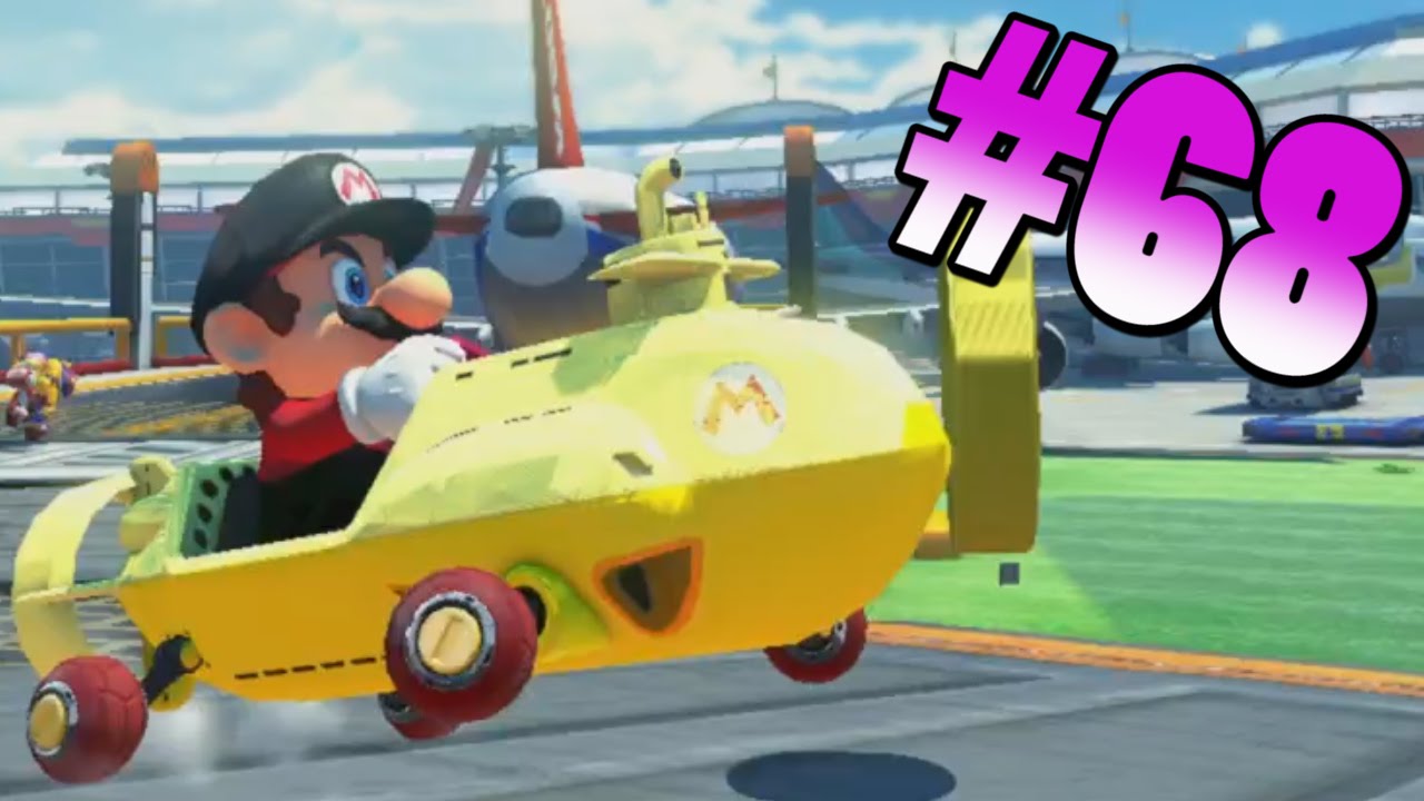 #68 - Flying Mario Takes Off - Mario Kart 8 200cc Online Races! - YouTube