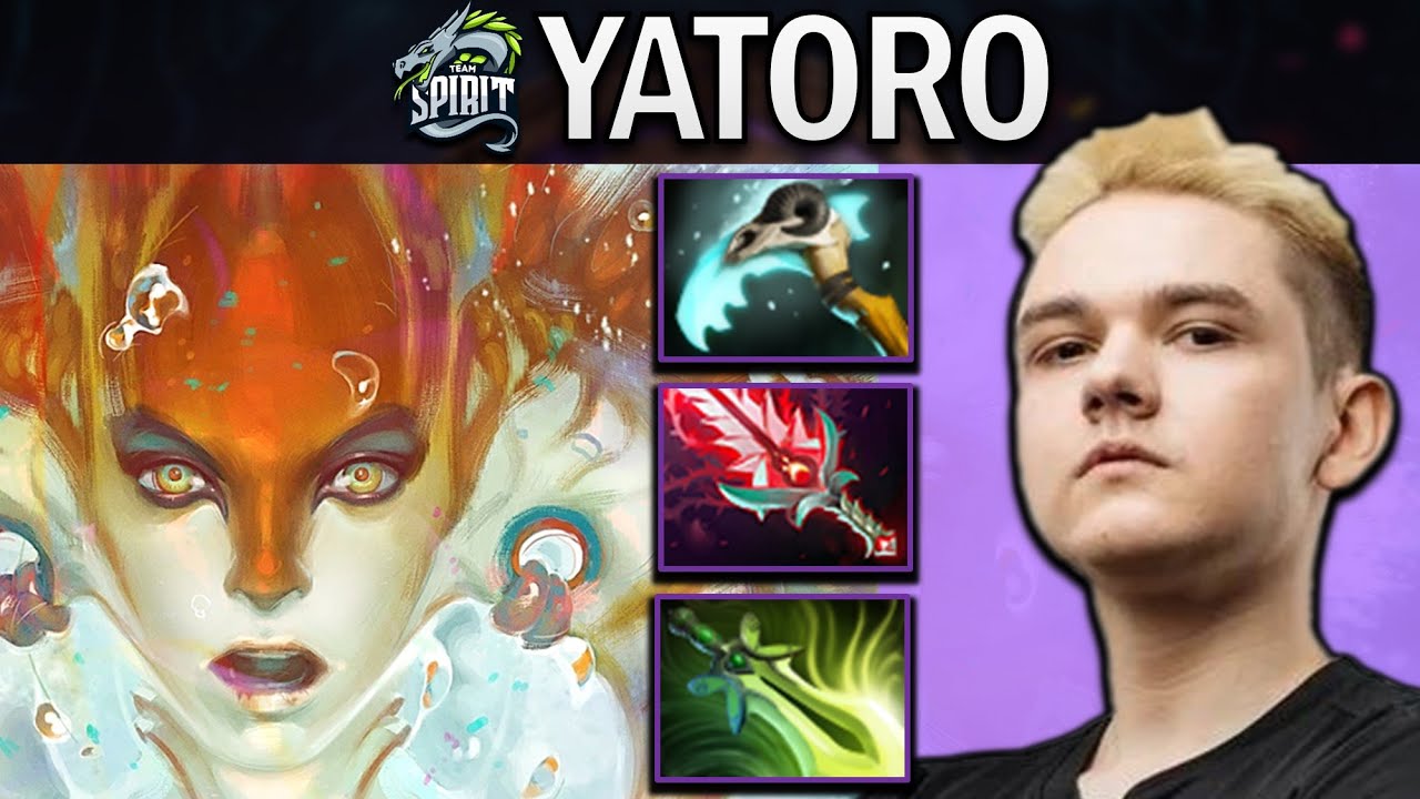 Naga Siren Dota 2 Gameplay Spirit.Yatoro with Vyse and Bloodthorn ...