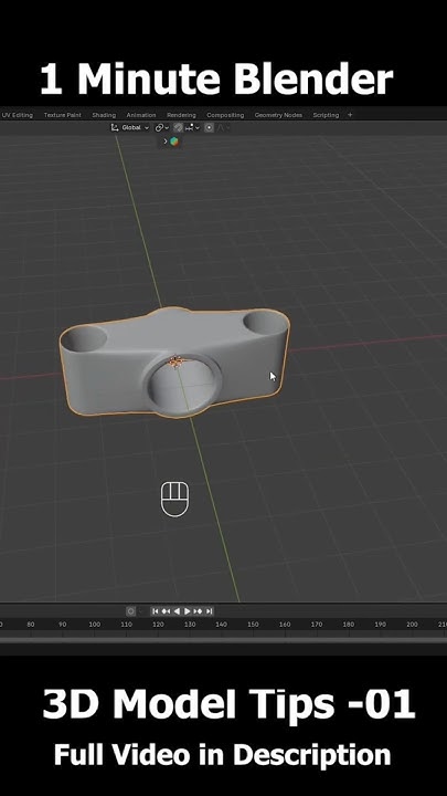 1 Minute Blender 3D Model Tips - 01 #shorts #blender #b3d #3dmodeling #tutorial #tips #3dvideo ...