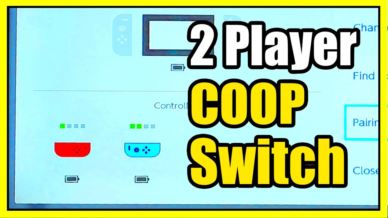 How to play 2 Player COOP on Nintendo Switch Games (Fast Tutorial ...