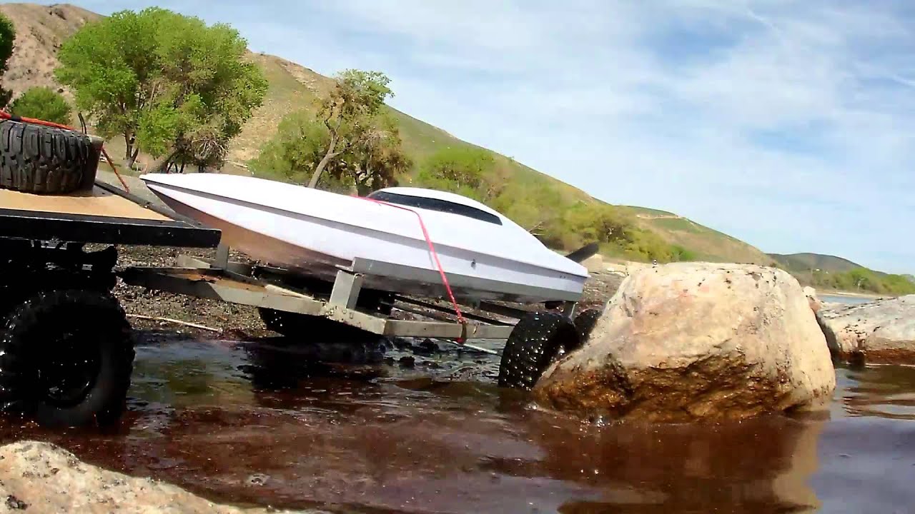 Scale RC Rock Crawling ''LAKE RELEASE BONUS FOOTAGE'' 6x6, Boat ...
