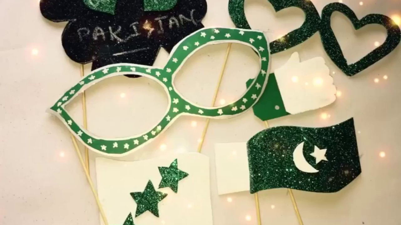azadi day props DIY 14 august props - YouTube