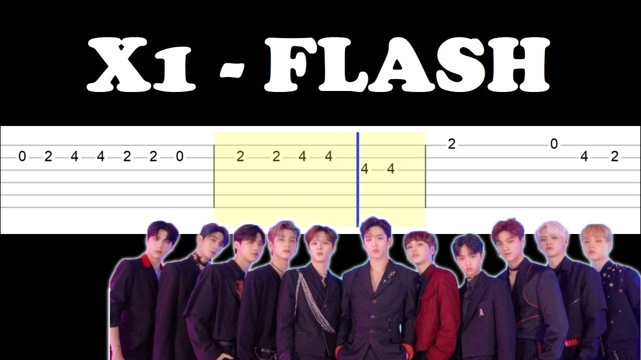 X1 - FLASH (Easy Guitar Tabs Tutorial) - YouTube