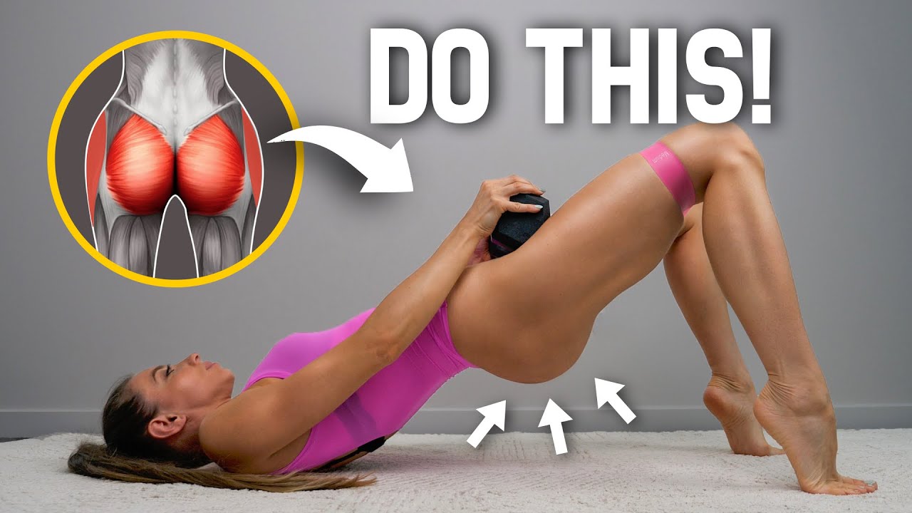 BIGGER & BETTER BOOTY! 18 Min Glute Max & Med Workout - Floor Only, No Squats, At Home - YouTube