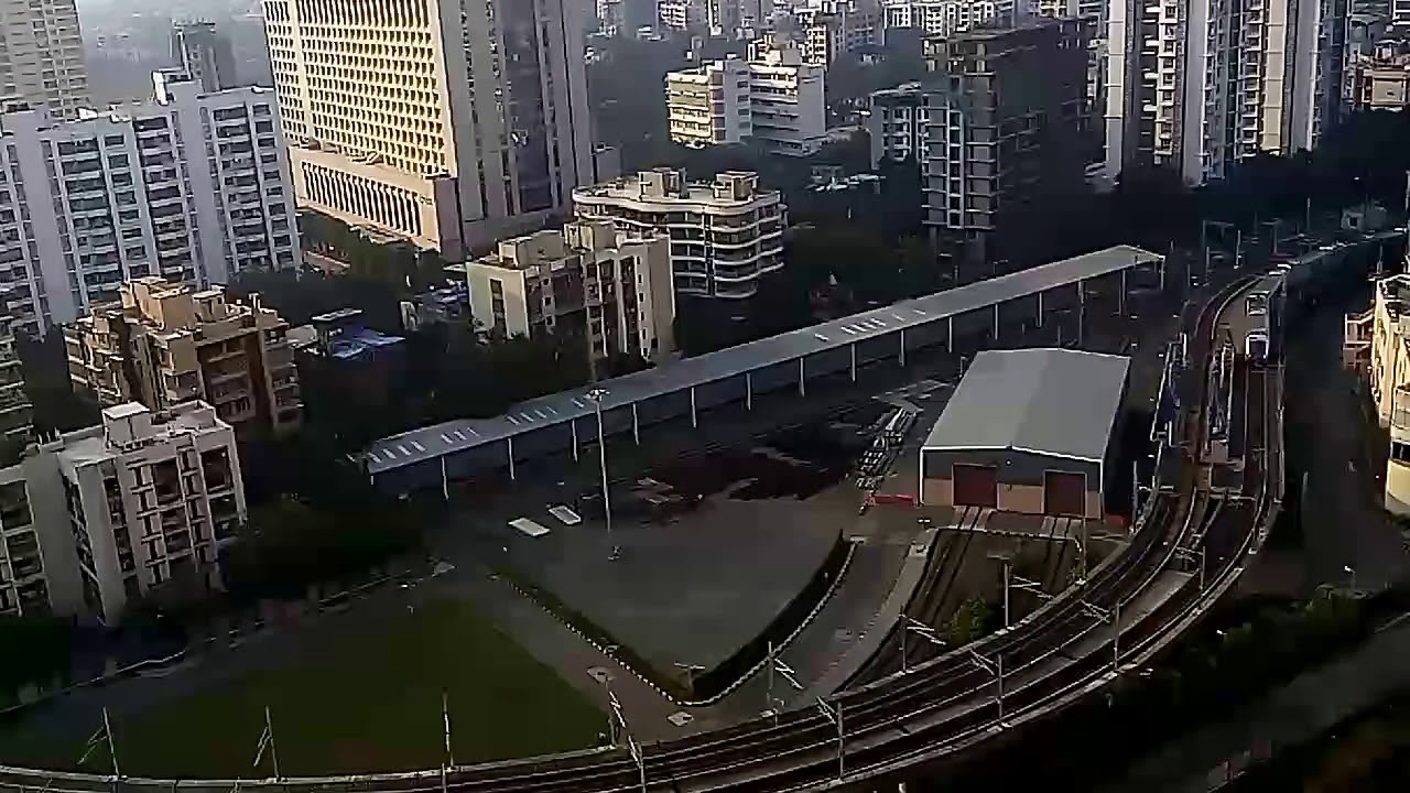 versova metro from sky - YouTube