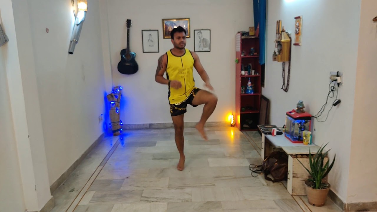 Workout at home 4 | Fitness and Muay Thai | Corona Free India | Daily ...