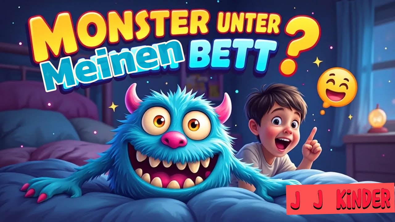 Monster unter meinem Bett | Ein lustiges Kinderlied! 👻🎶| kinder musik ...