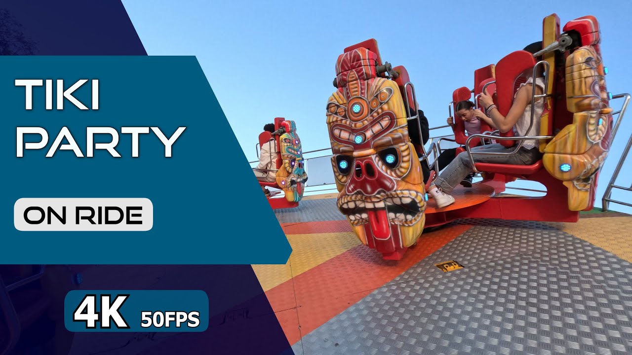 Tiki Party- Foire aux manèges de Dijon 2024 (On ride/4K 50 fps) - YouTube