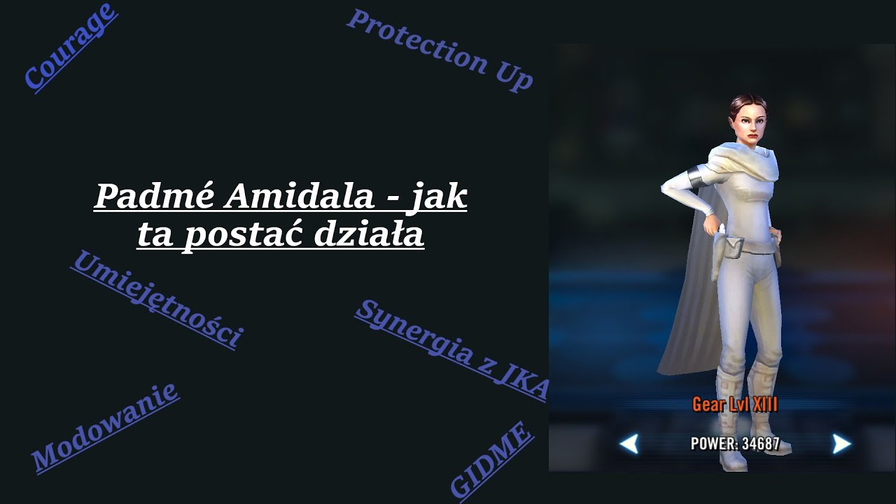 Jak działa Padme Admidala / Padmé Amidala w SWGOH? Courage? GIDME ...