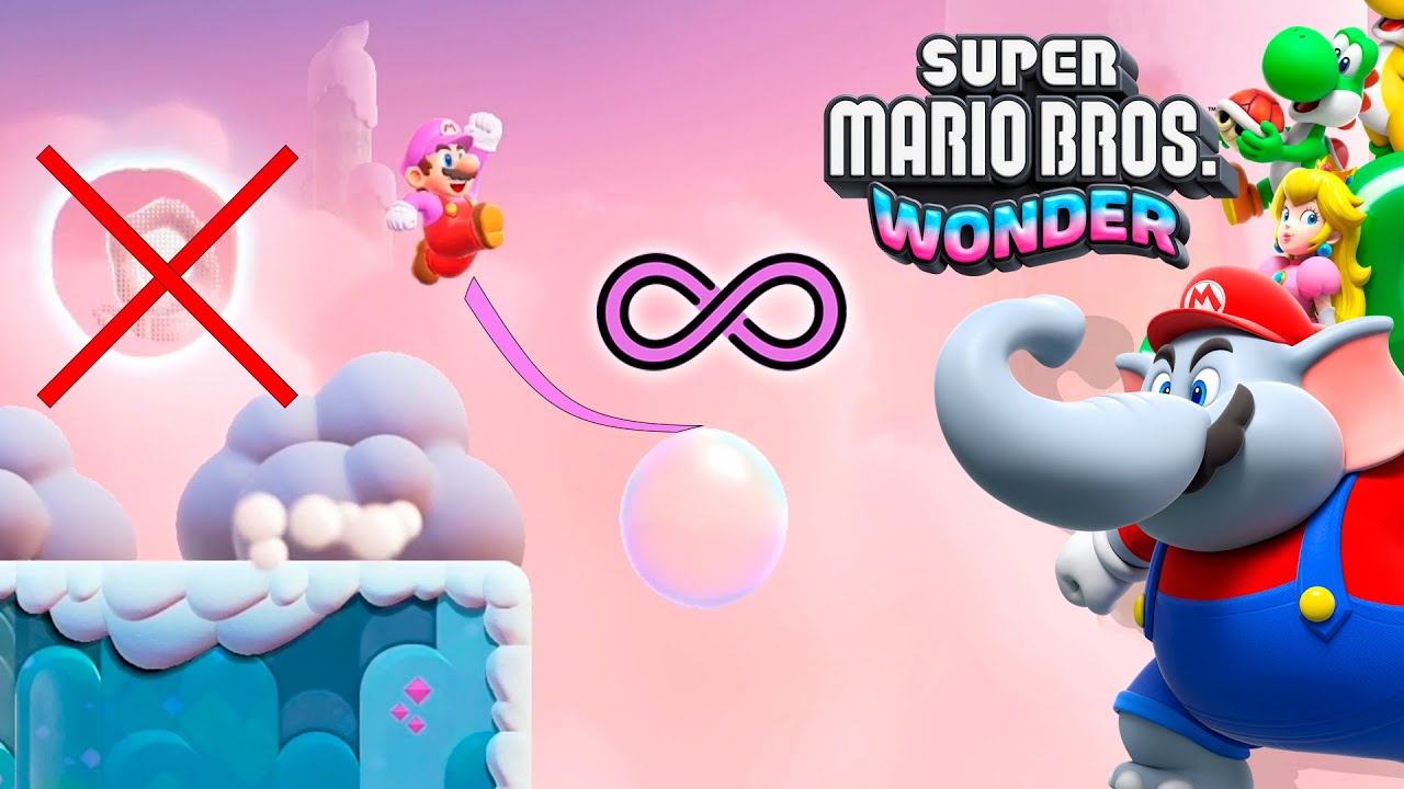 Y asi ROMPES COMPLETAMENTE un NIVEL con ESTE PODER 🤭↗️🫧 | Super Mario ...