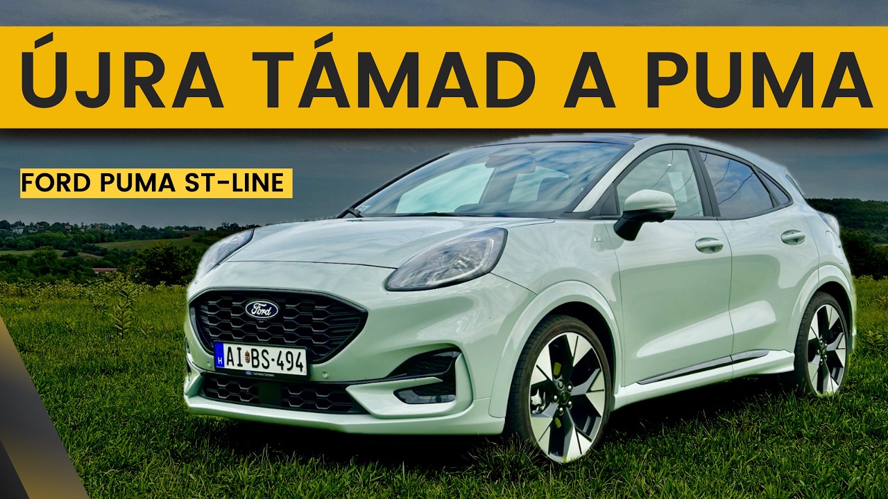 Ford Puma ST Line X 2024. Újra támad a Puma! DRIVEN teszt - YouTube