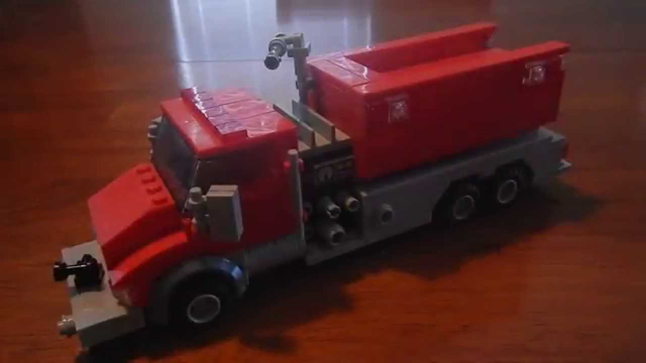 Custom LEGO Kenworth Fire Truck - HPFR Tender 3 - YouTube