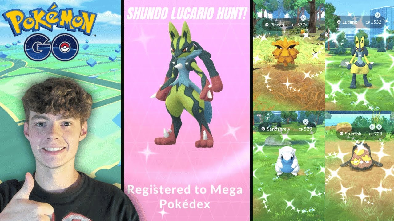 Shundo Lucario Hunt! Mega Lucario Raid Day! Shines, Hundos, and More ...