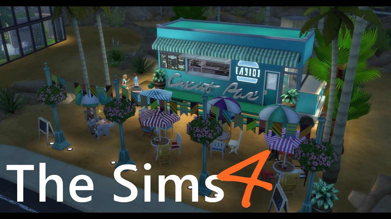 Taco Taco Food Truck - The Sims 4 Speed Build (SWEDISH/SVENSKA) - YouTube