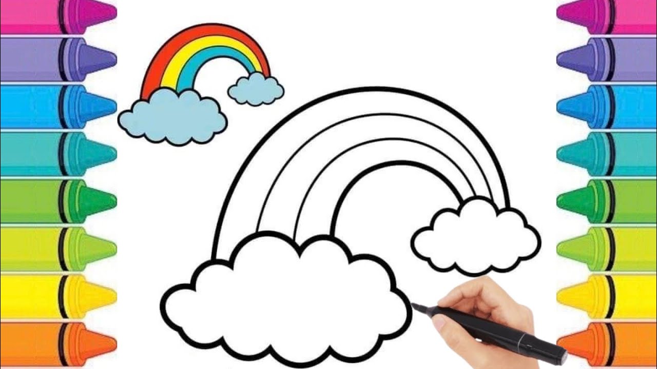 How to Draw Rainbow | Kids Drawing and colouring Rainbow | Bealajar ...