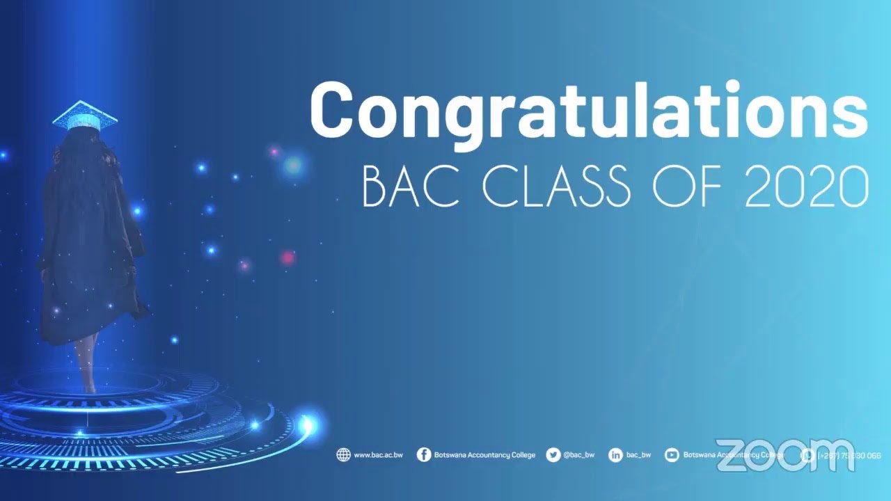 BAC 2020 Virtual Graduation - YouTube