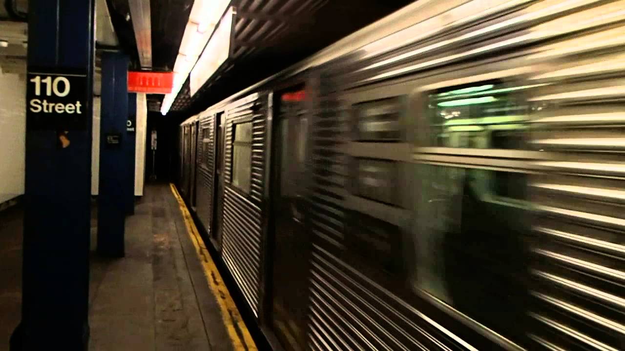 MTA New York City Subway R32 C Train enters 110 Street - YouTube