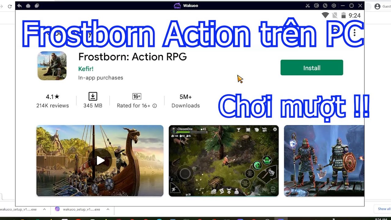 Tải Frostborn Action RPG PC - Cách sử dụng trên Máy tính/ Laptop yếu ...