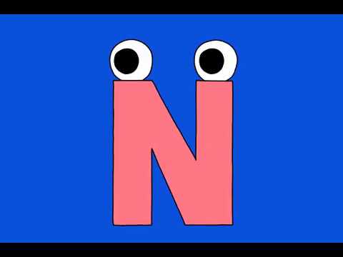 Learn Alphabet N with Examples - YouTube