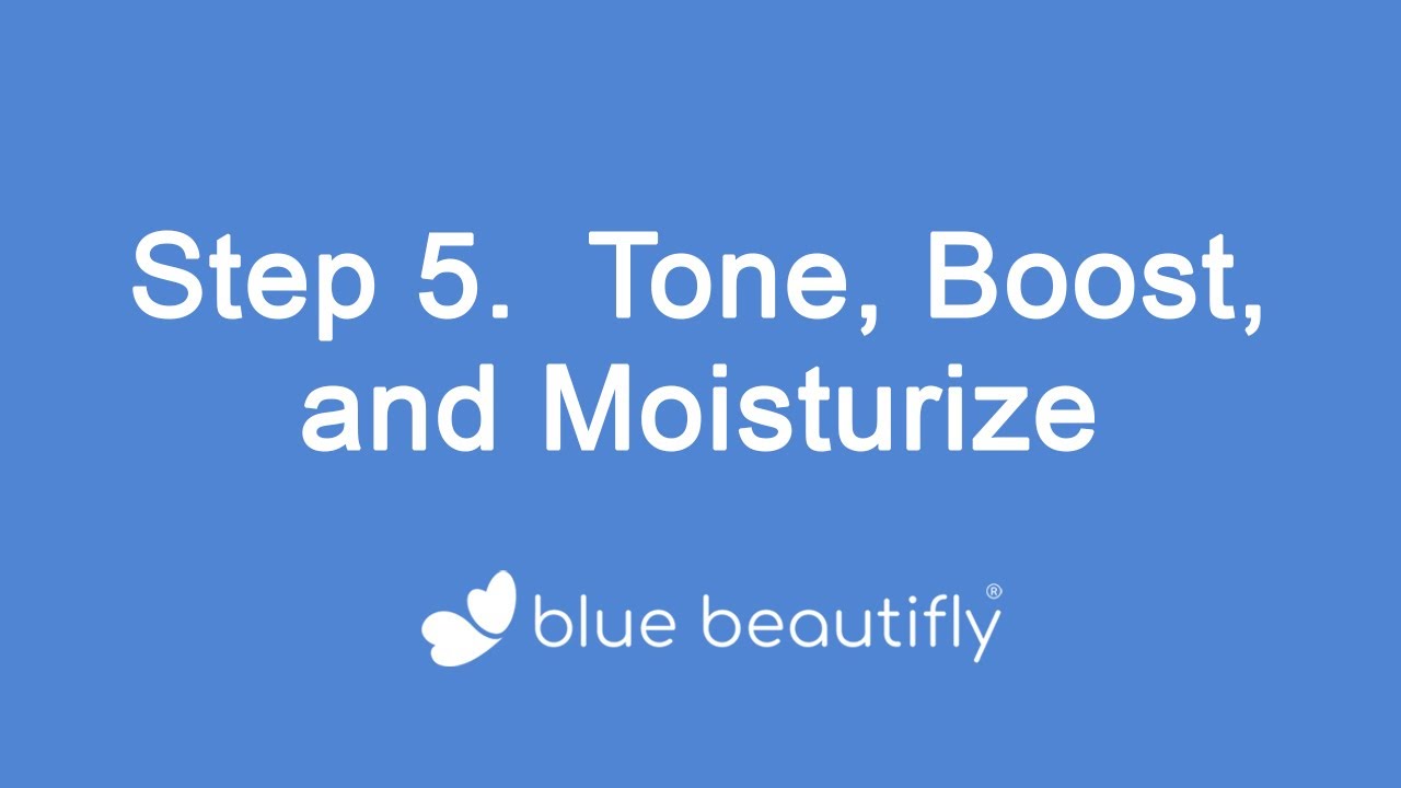 Blue Beautifly At-Home Facial - Tone, Boost, & Moisturize - YouTube