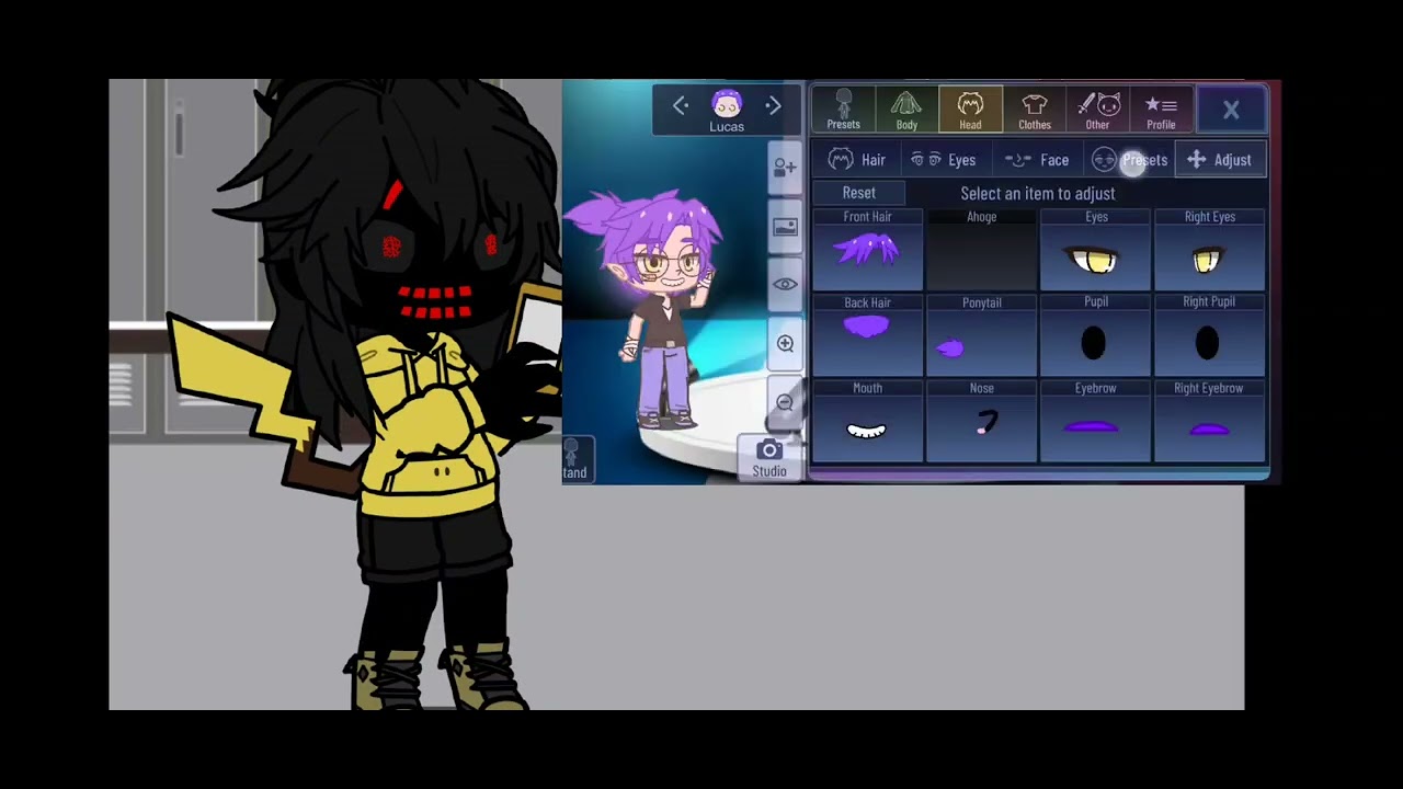my corrupt oc makes herself some friends - YouTube