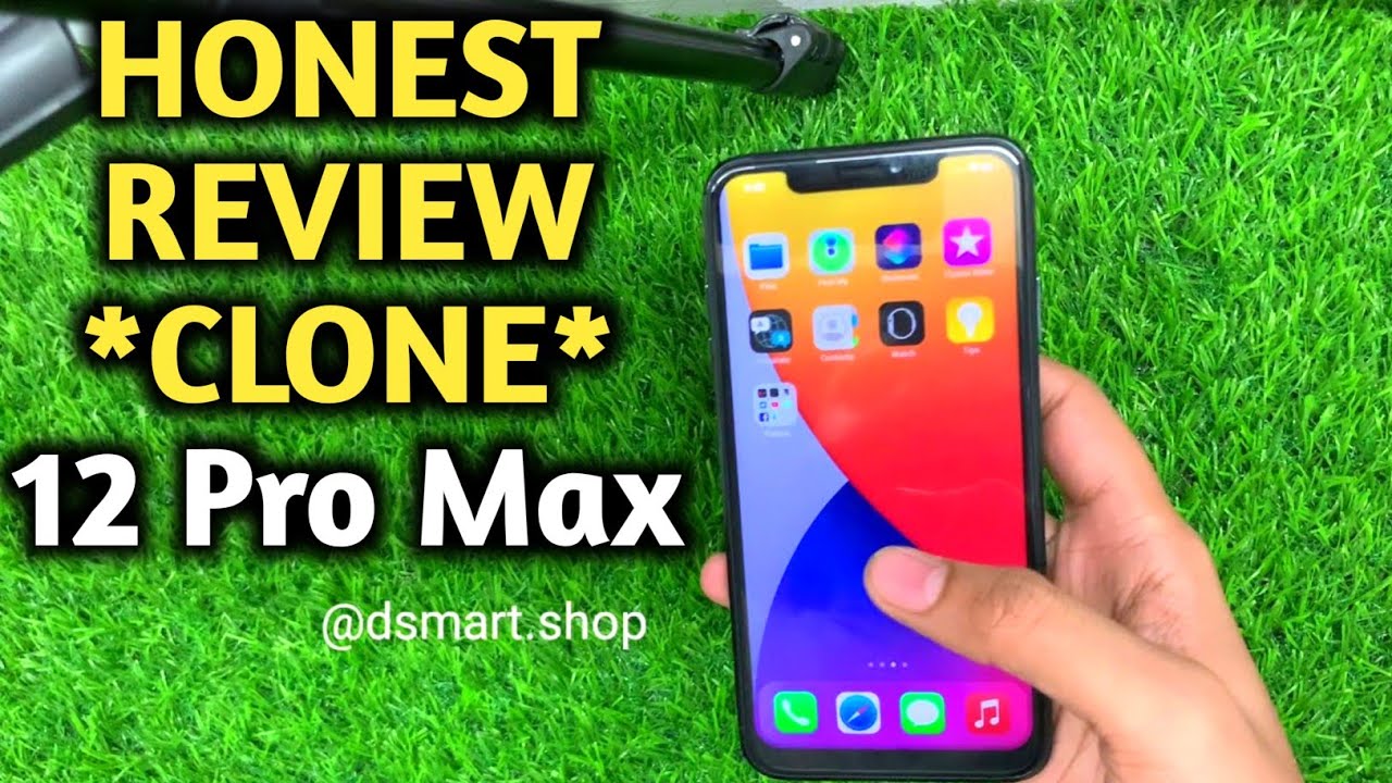 (Review) iPhone 12 Pro Max Clone Camera Test, Gaming | Unboxing - YouTube