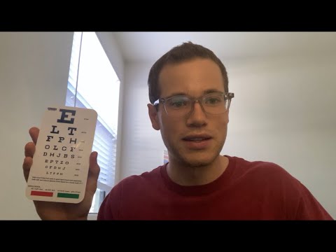 How to use Snellen Eye Chart and Interpret Results - YouTube