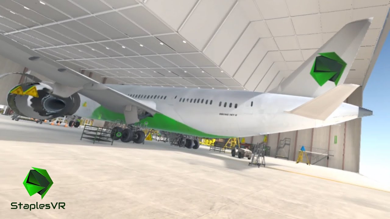 StaplesVR Aviation Safety Familiarisation Virtual Reality Training Simulator - YouTube