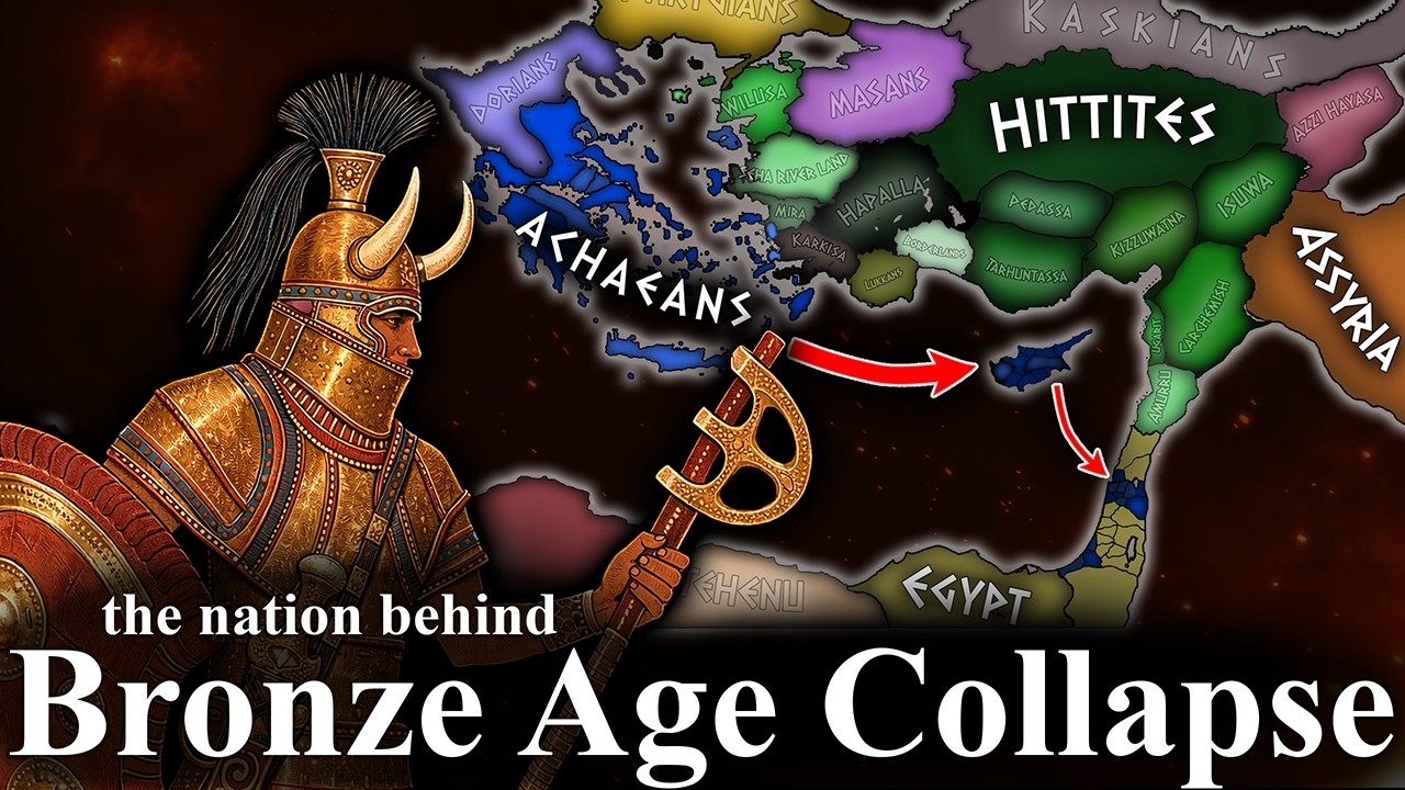 The Mycenaean invasion of Canaan and Egypt | First wave of Sea Peoples ...