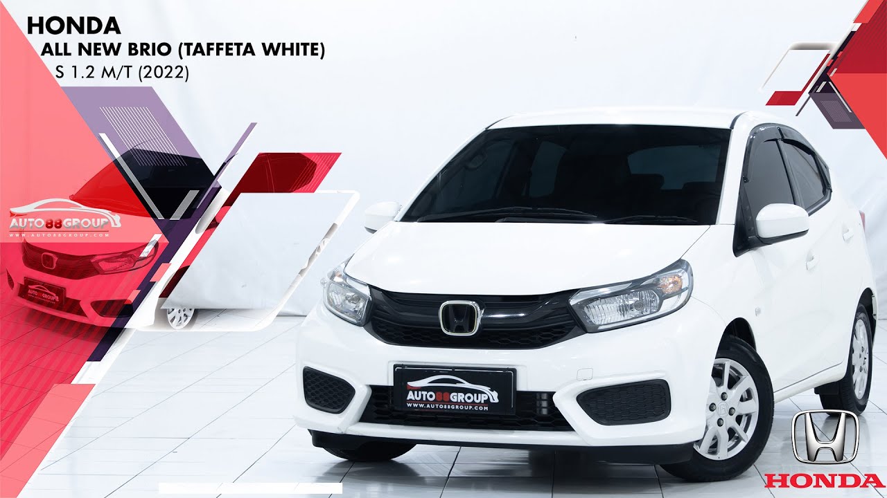 HONDA ALL NEW BRIO (TAFFETA WHITE) TYPE S 1.2 M/T (2022) - YouTube