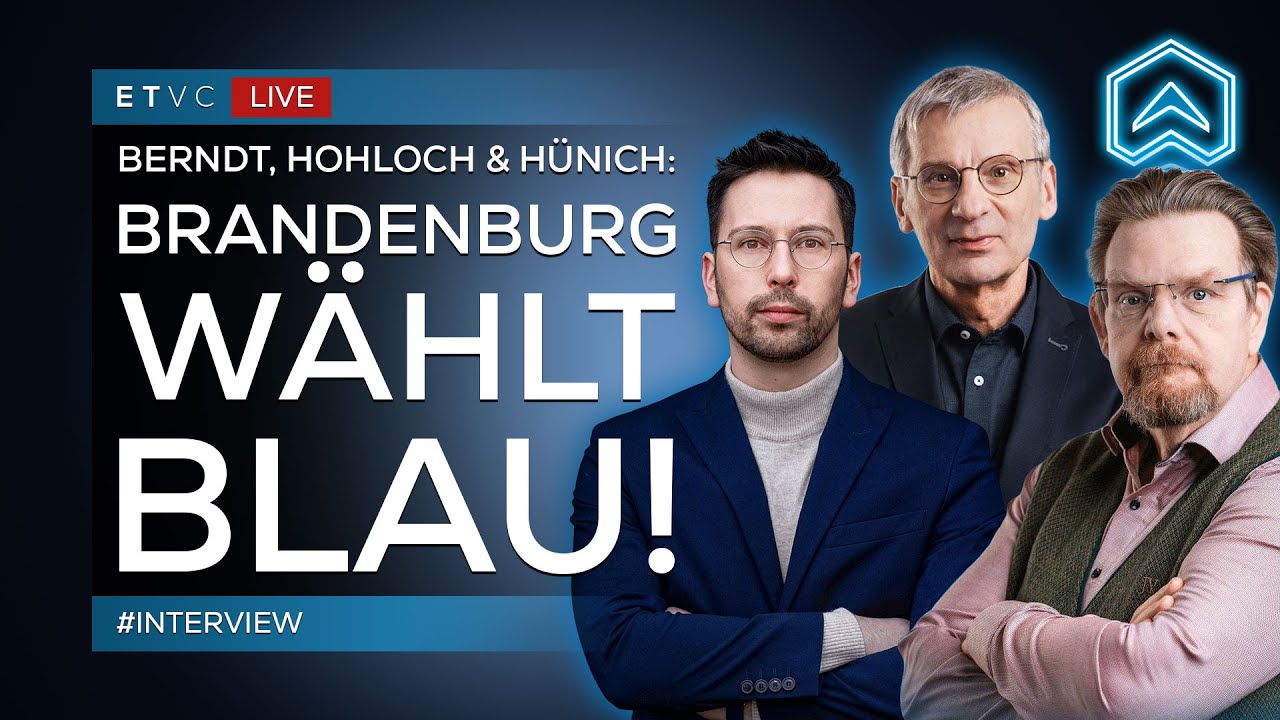🟥 LIVE | Knackt die AfD 30% in BRANDENBURG? mit BERNDT, HOHLOCH ...