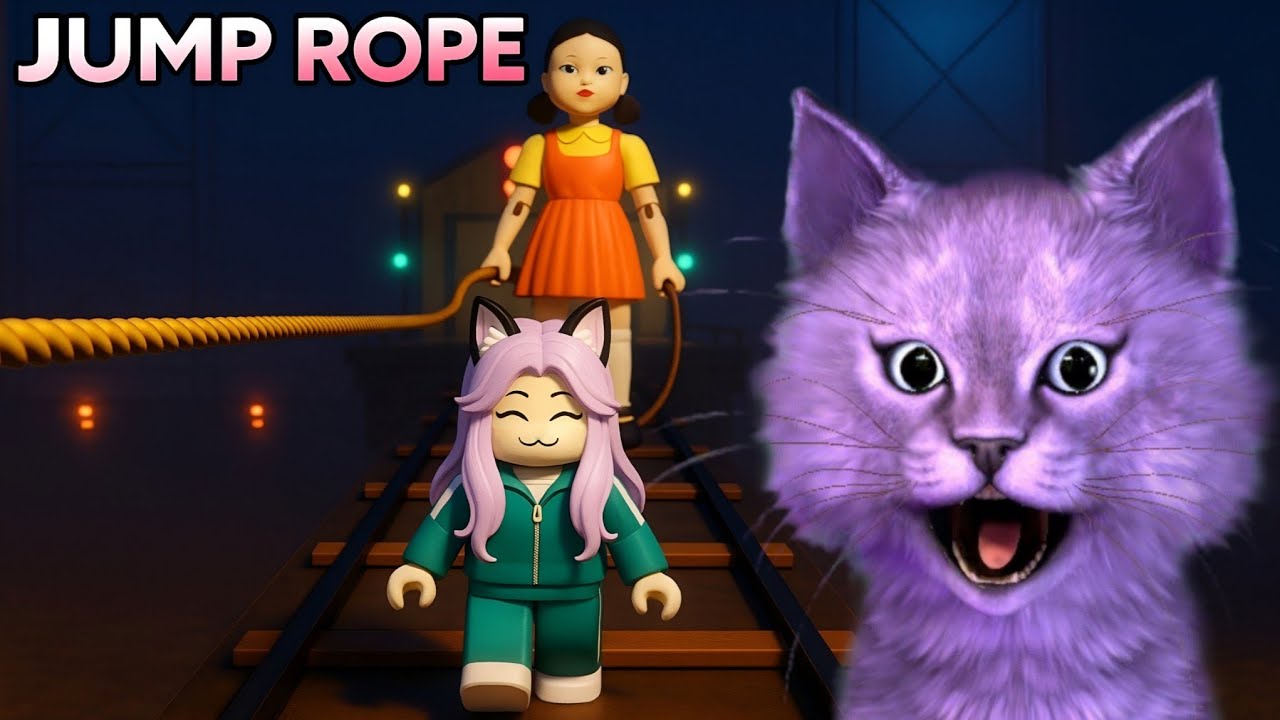 СКАКАЛКУ В ИГРЕ В КАЛЬМАРА НЕ ПРОЙТИ?! // Roblox Impossible Jump Rope ...