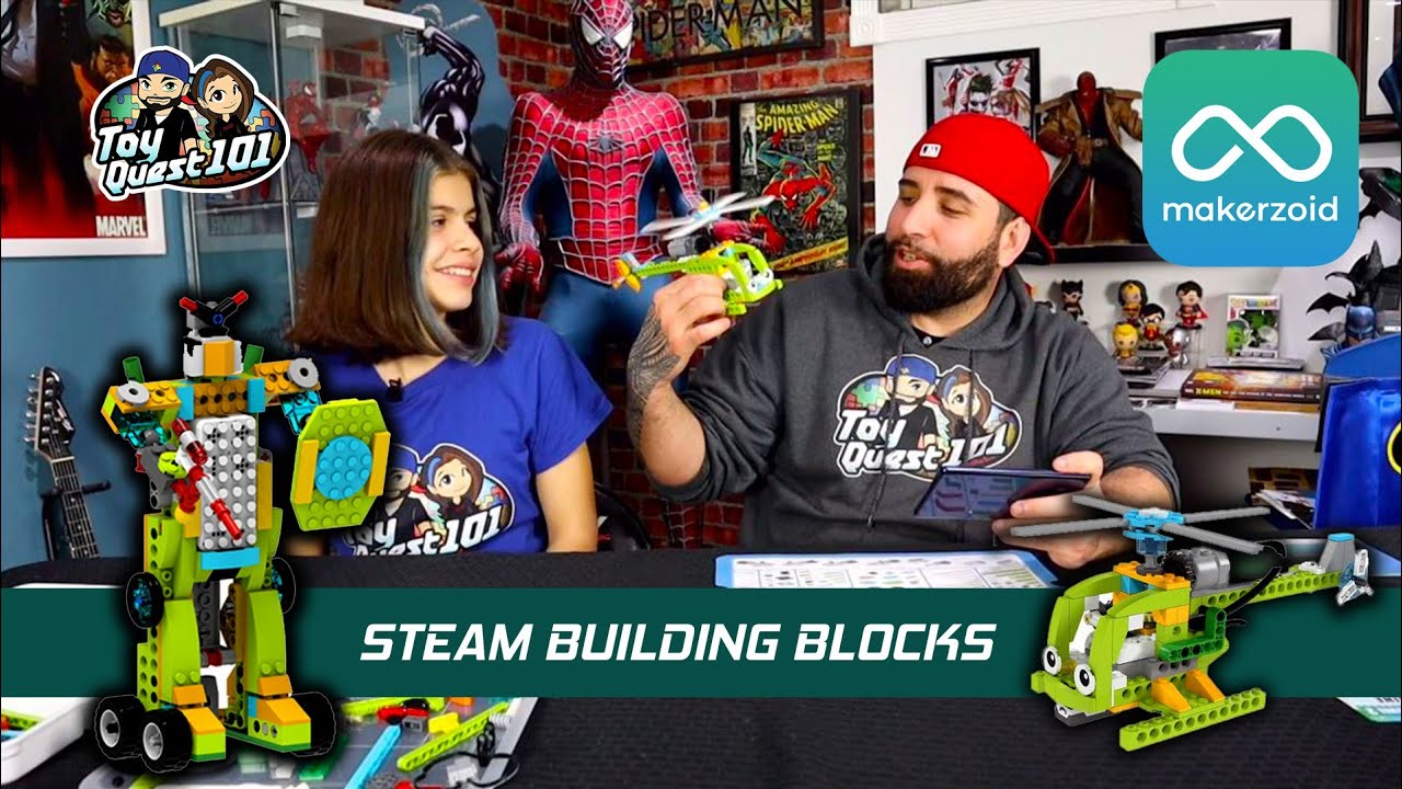 Makerzoid Robot Master Building Blocks - YouTube