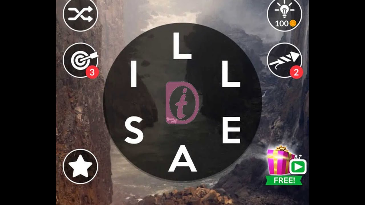 1133 Wordscapes Cliff Mist Level 1133 - YouTube