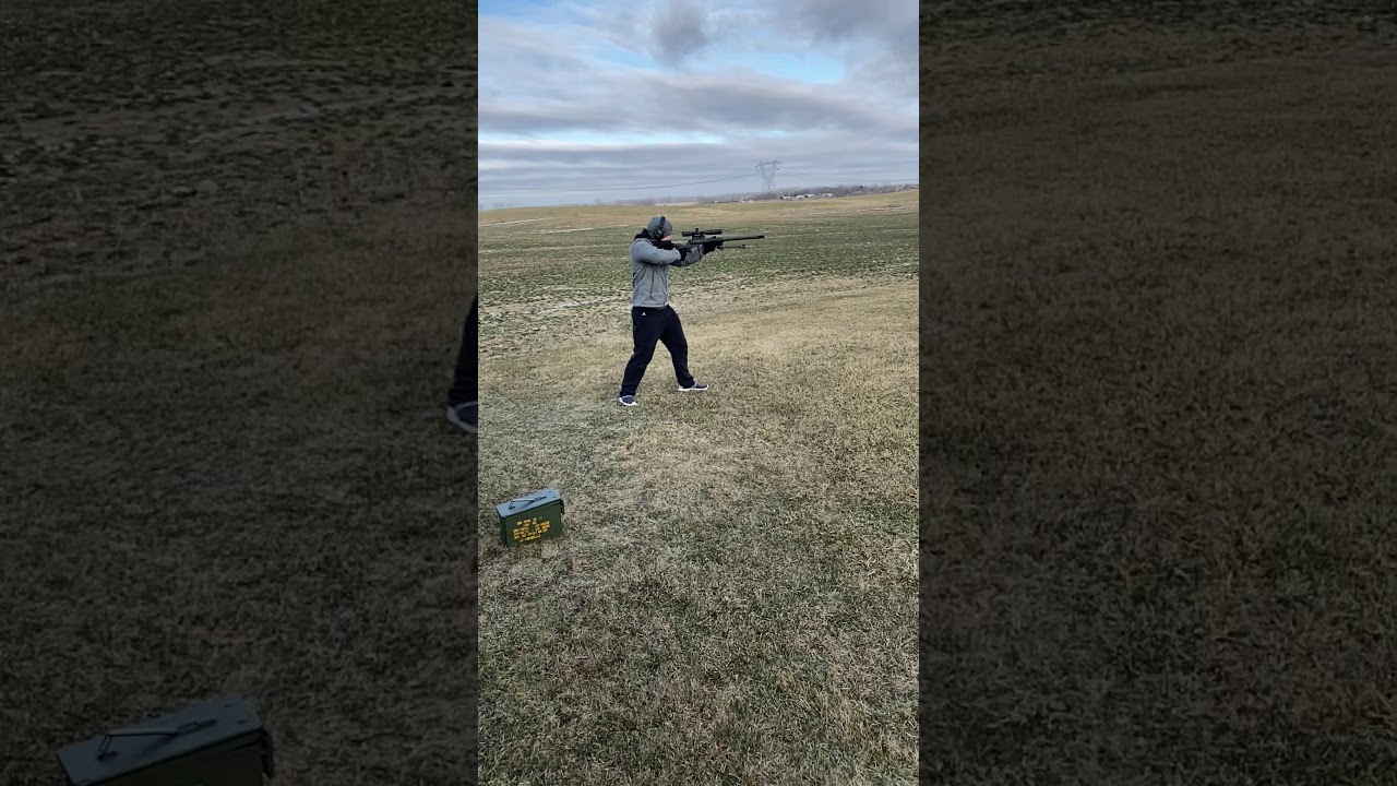 Shooting Serbu RN-50 standing up - YouTube