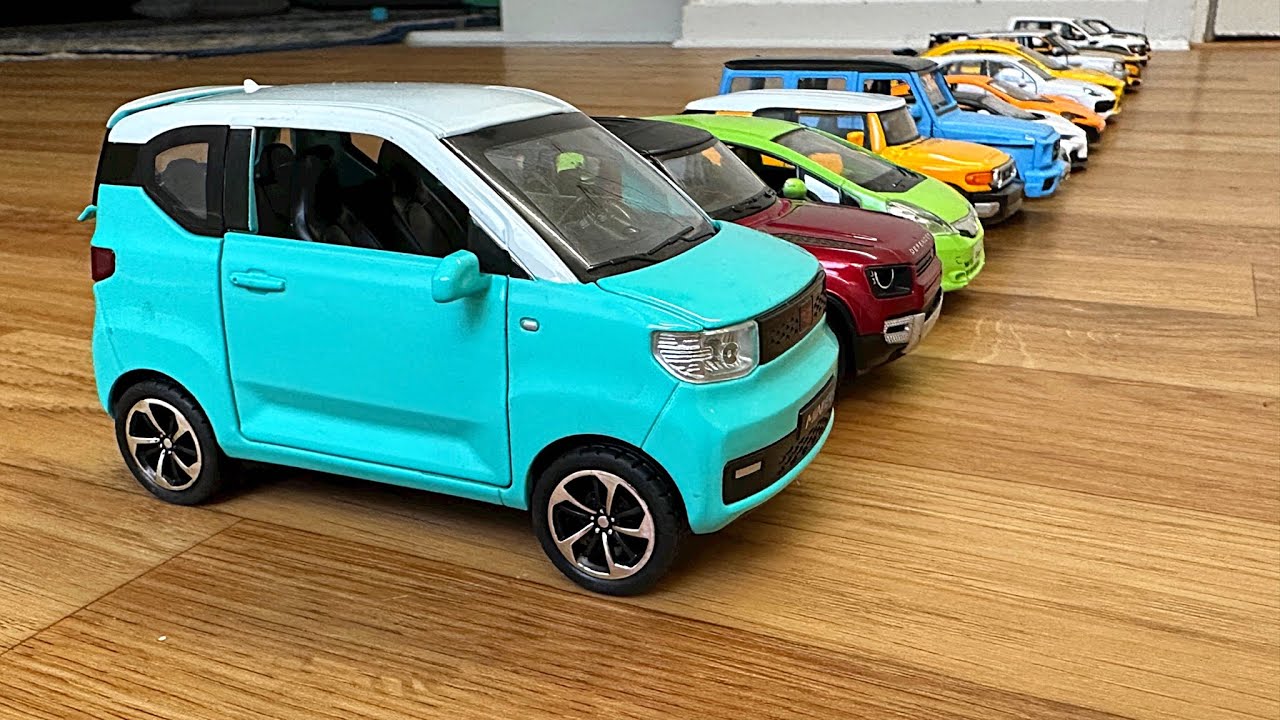 Diecast Model Cars Pushed By Hand - Model Cars - YouTube