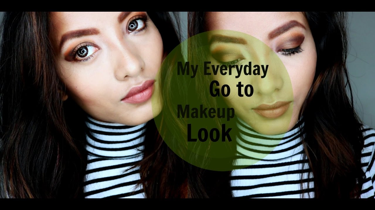My Quick everyday go to makeup look - YouTube