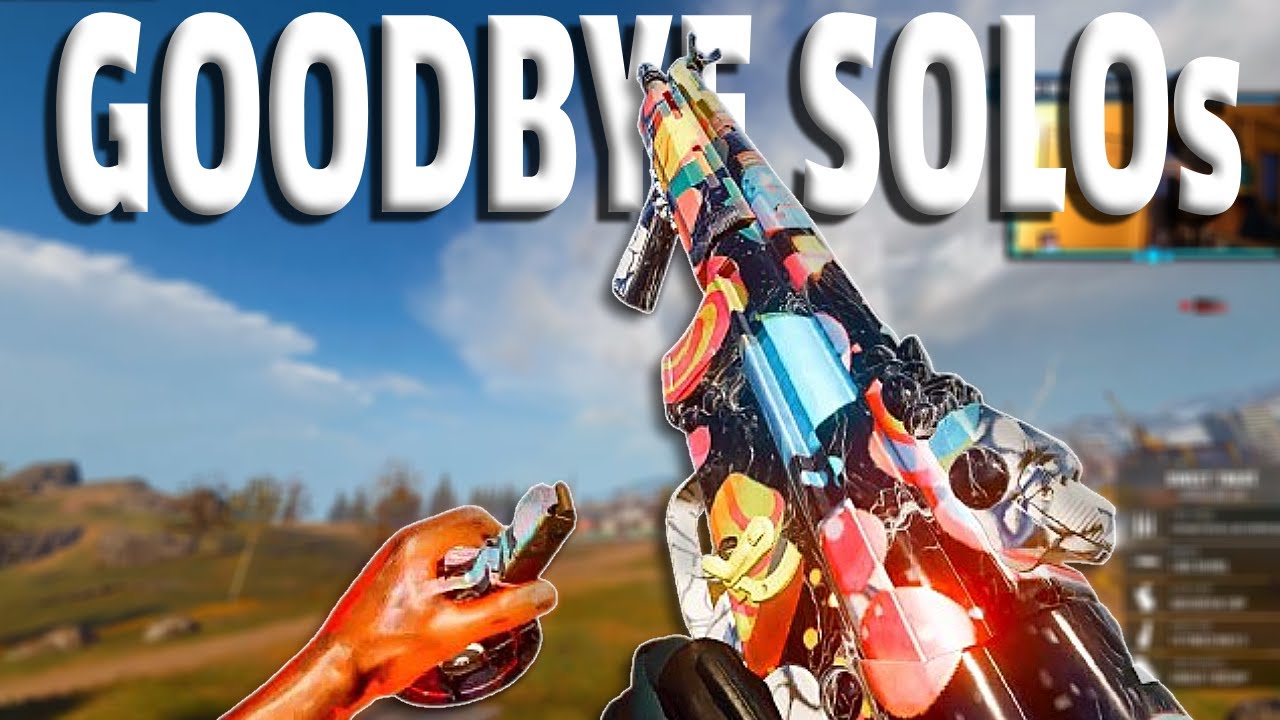 goodbye Warzone SOLOs!!! - YouTube