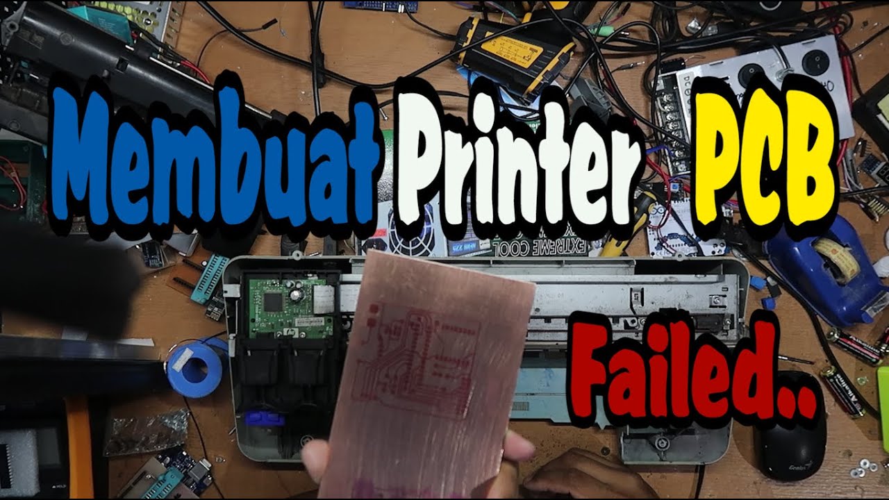 DIY Printer PCB (Direct to PCB Printer) - YouTube