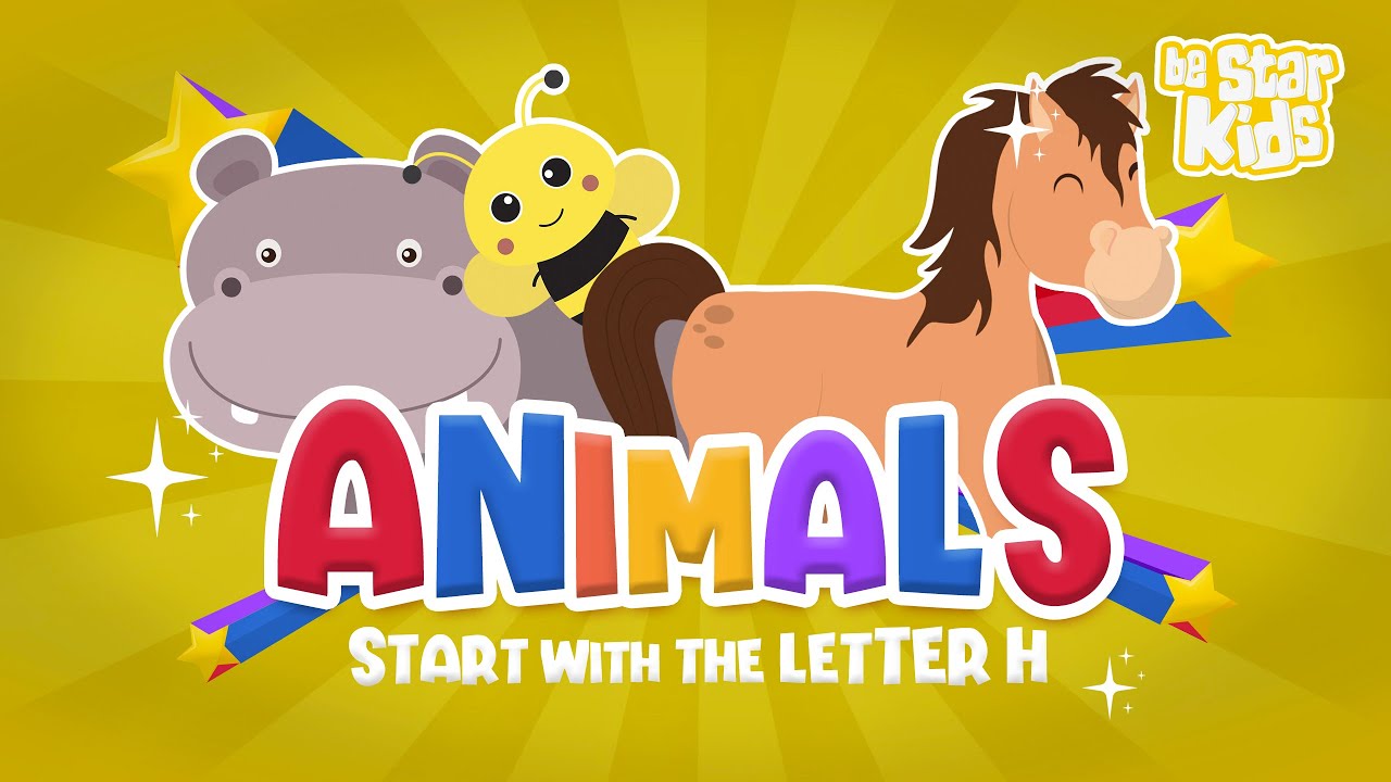 Learning Alphabet - Animals Starting with H - Learn Animal Words That ...