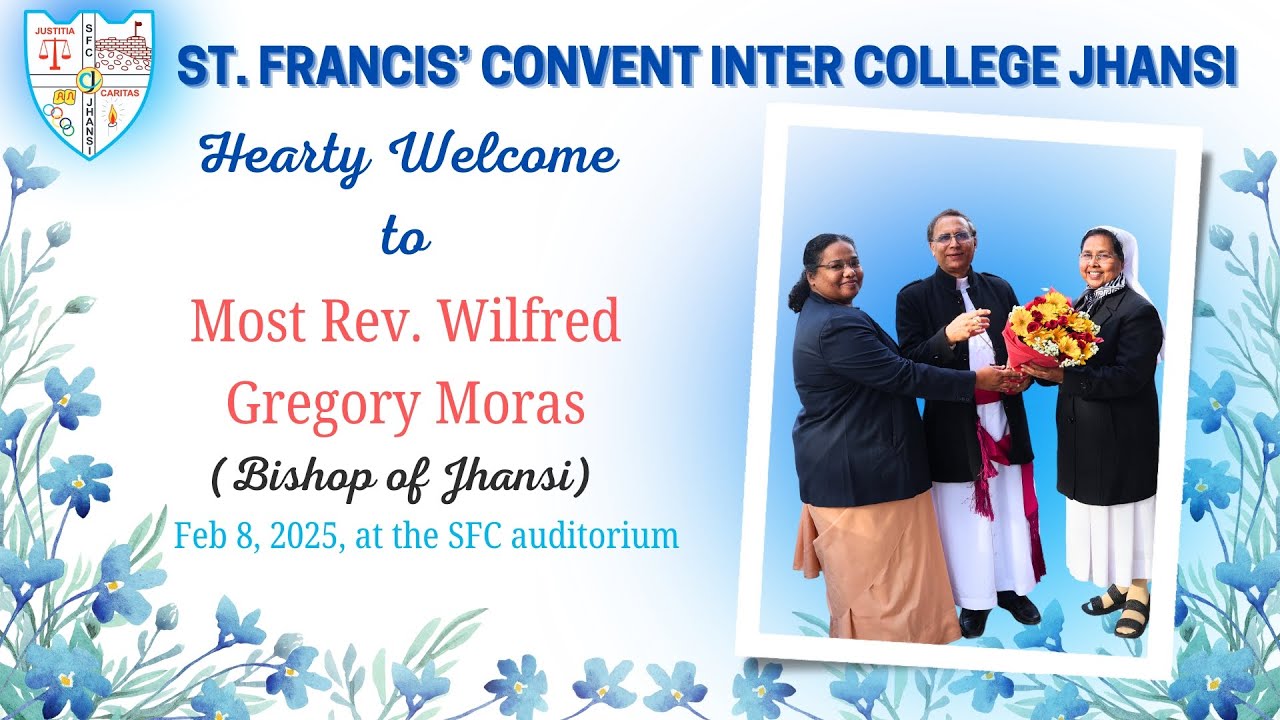 Hearty Welcome to Most Rev. Wilfred Moras Bishop of Jhansi - YouTube