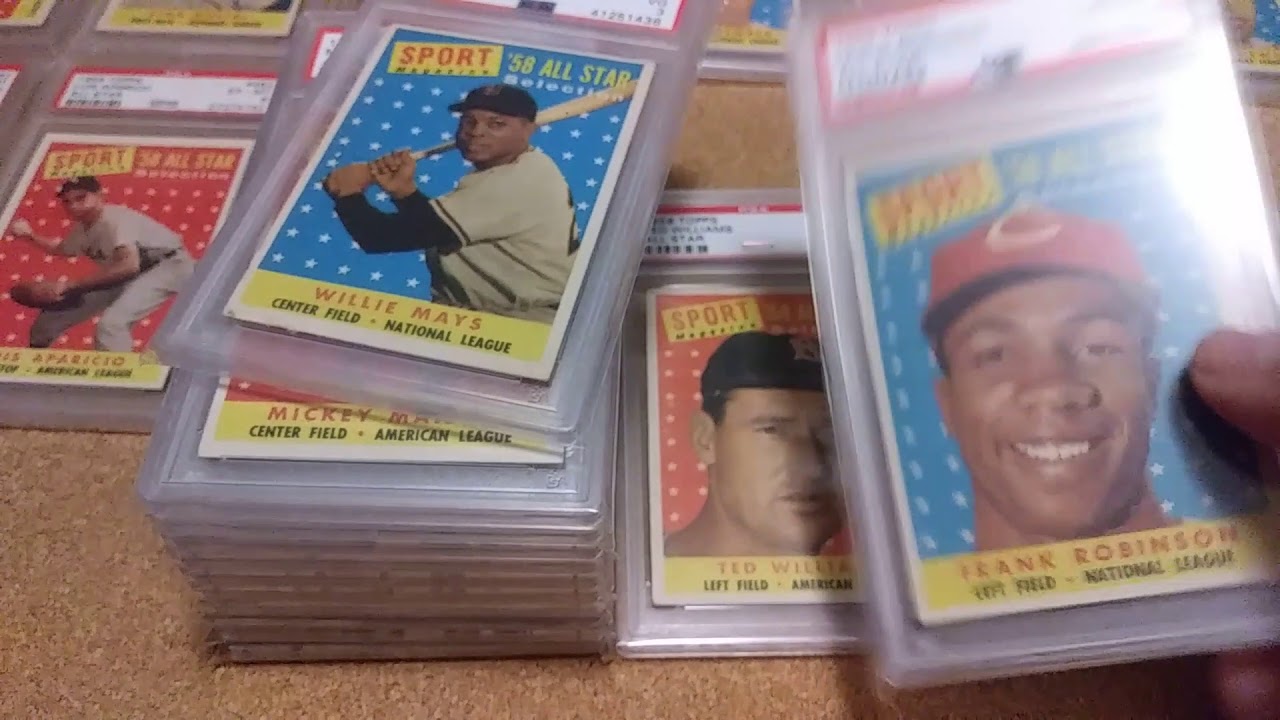 1958 Topps All Star PSA Complete set. - YouTube