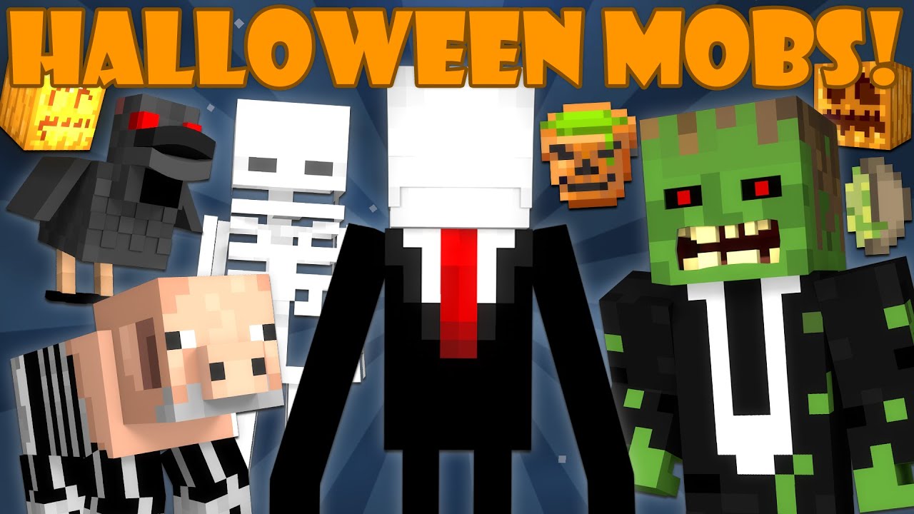 If Mobs Celebrated Halloween - Minecraft - YouTube