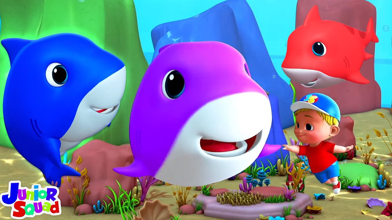 Laughing Baby Shark - Sing Along | Baby Shark Song for Kids | Nursery ...