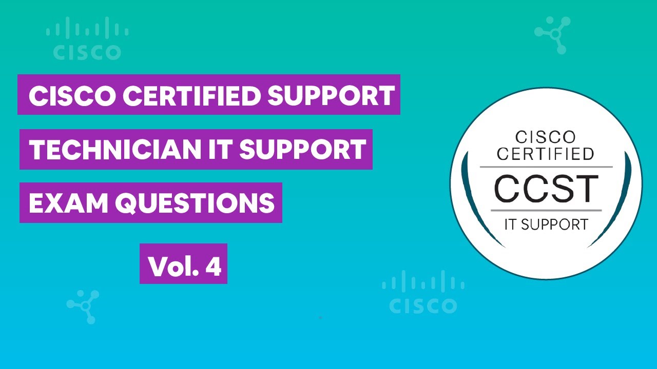 Cisco Certified Support Technician IT Support Exam Prep Questions vol ...