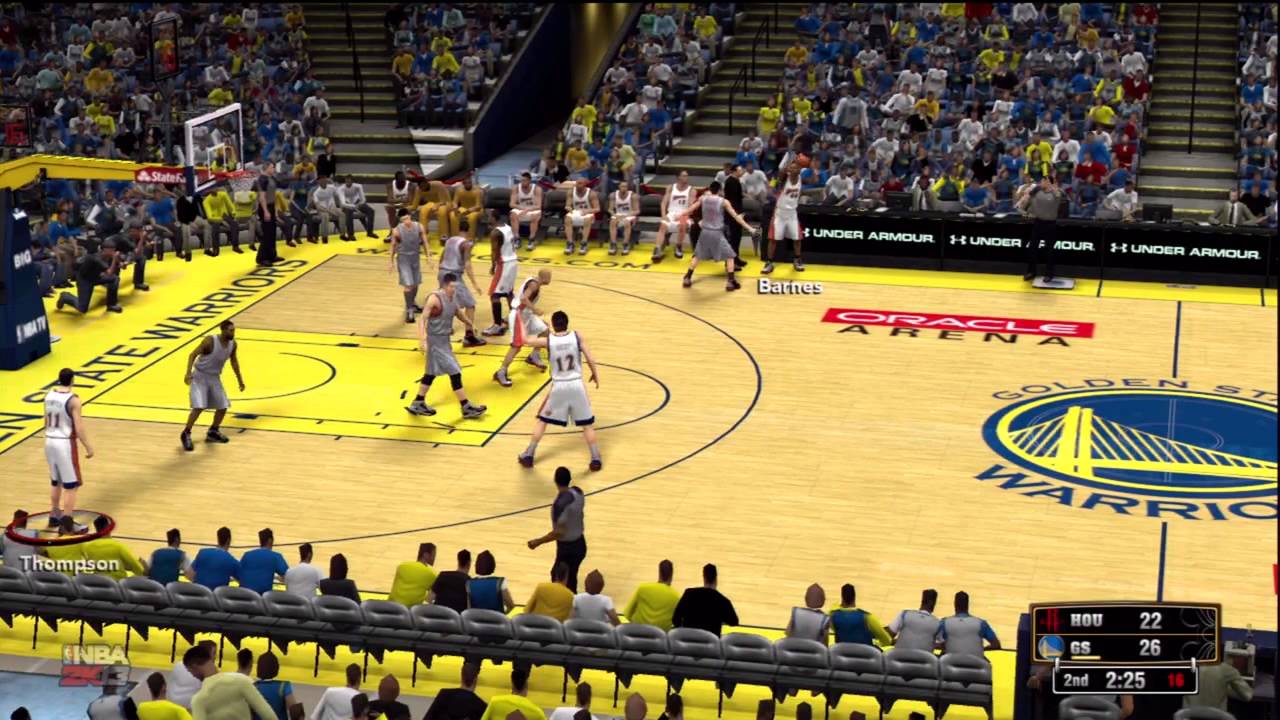 NBA 2K13 online quick match / GSW vs Rockets - YouTube