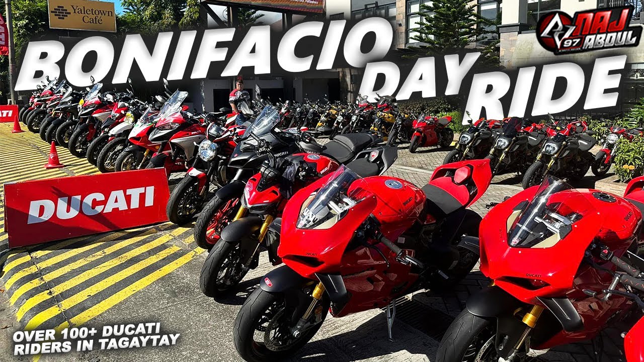 DUCATI BIKES ARE ON THE RUN with REED| BONIFACIO DAY RIDE - YouTube