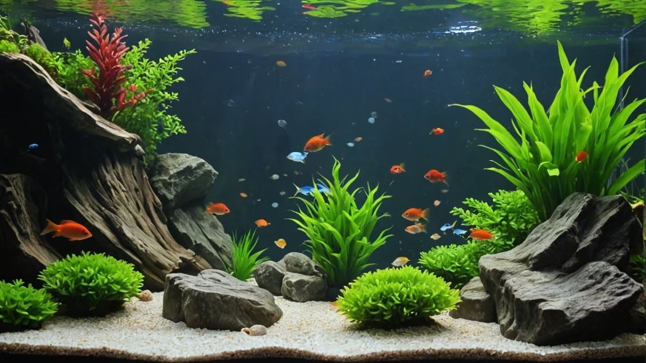 Peaceful Aquarium Ambience – Calming Fish & Water Sounds for Sleep ...